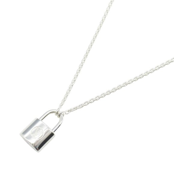 Louis Vuitton | Jewelry | Louis Vuitton Lockit Pendant Necklace In 925 ...